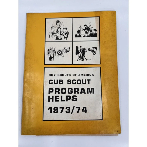 Office | Vintage 1973 74 Cub Scout Program Helps Boy Scout Of America ...